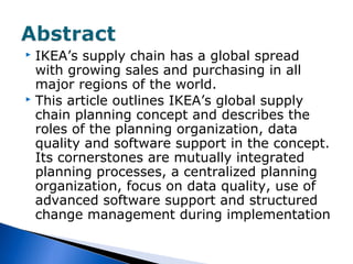 Ikea SCM | PPT