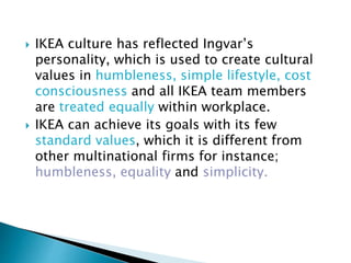 IKEA Organizational Culture | PPTX