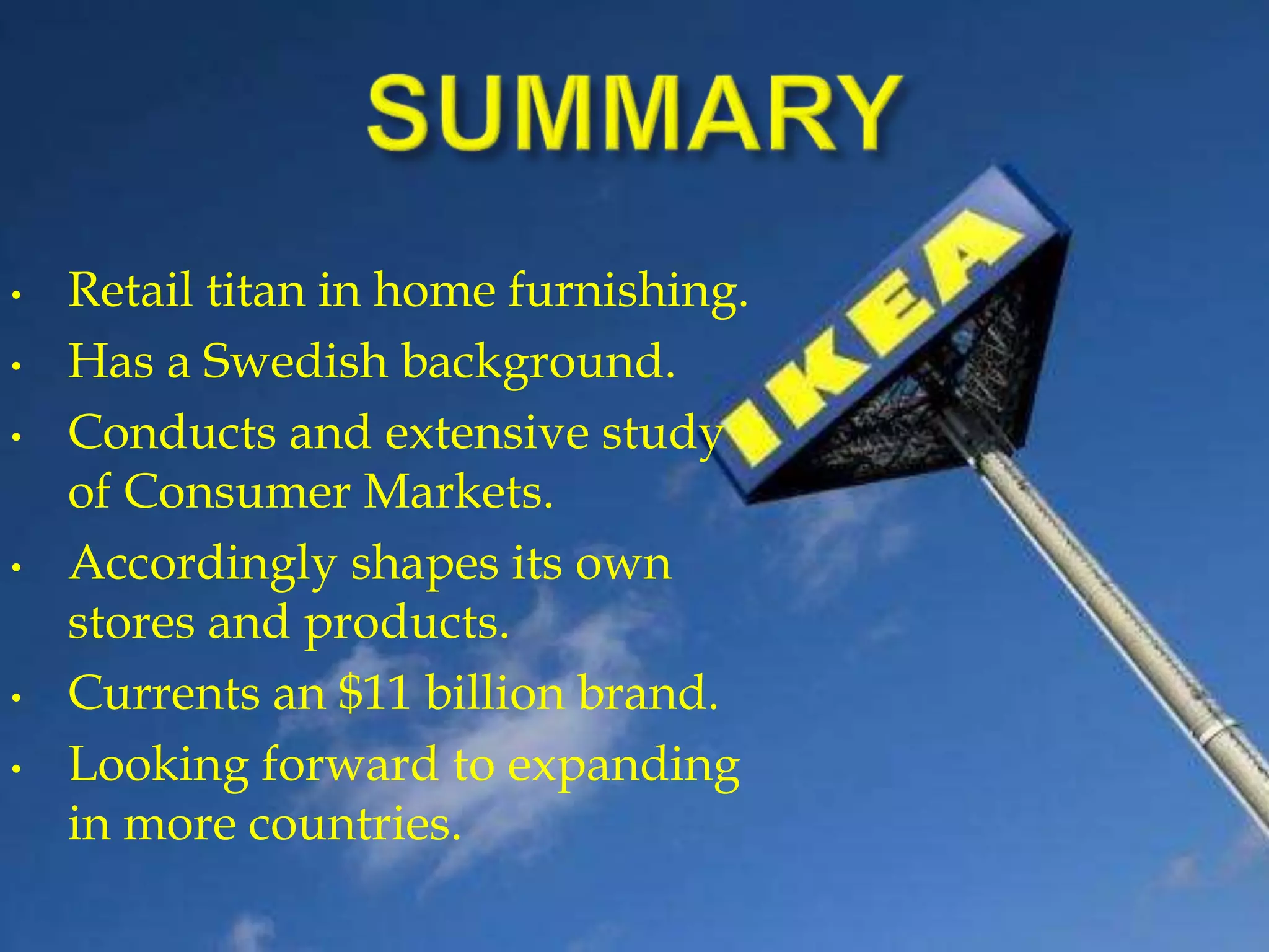 Ikea - Marketing Excellence | PPT