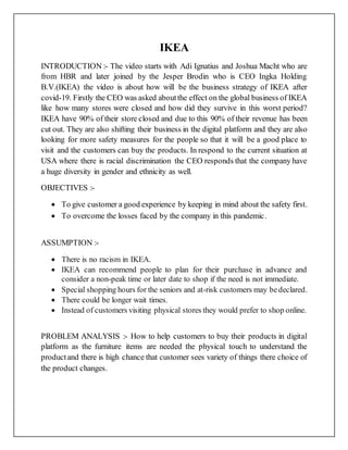 Ikea case study | PDF