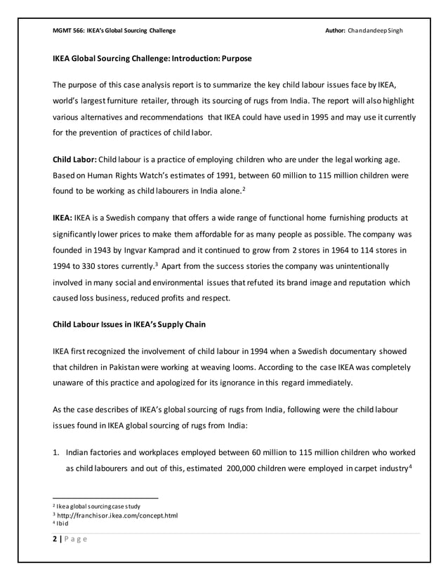 IKEA & Child Labour | PDF