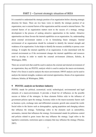 IKEA Strategic Planning Assignment | PDF