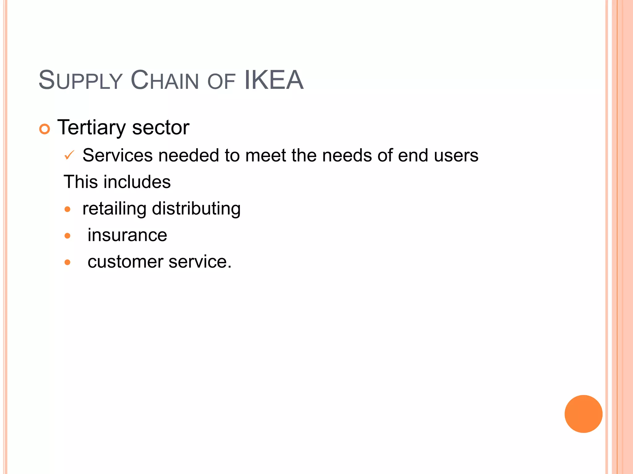 Inventory system and supply chain of IKEA multi national furniture ...