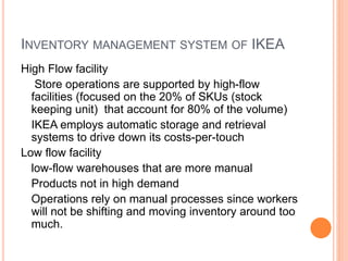 Inventory system and supply chain of IKEA multi national furniture ...