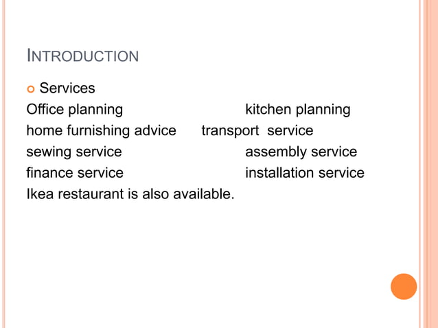 Inventory system and supply chain of IKEA multi national furniture ...