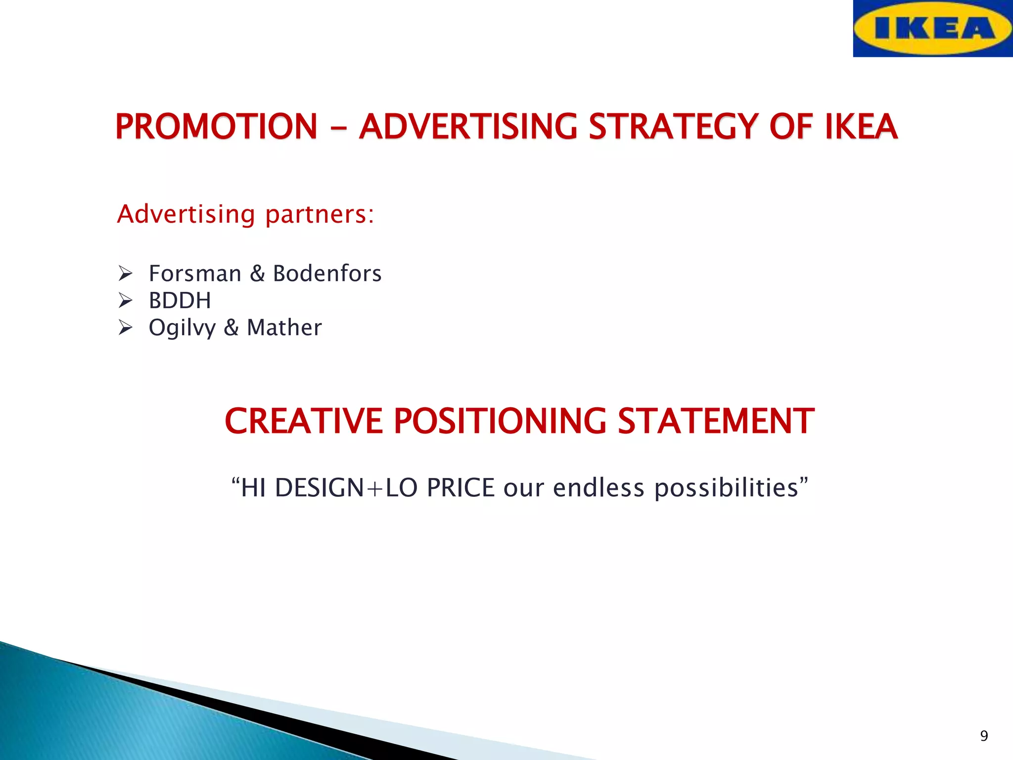 Ikea advertising strategies | PPTX