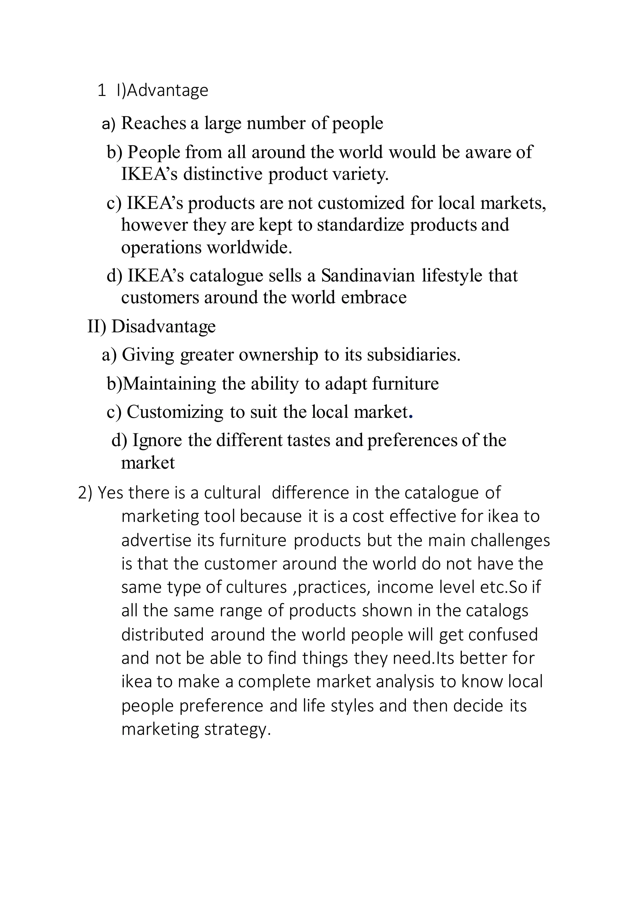 Ikea assignment | DOCX