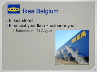 Financial analysis Ikea 2008-2009 | PPTX