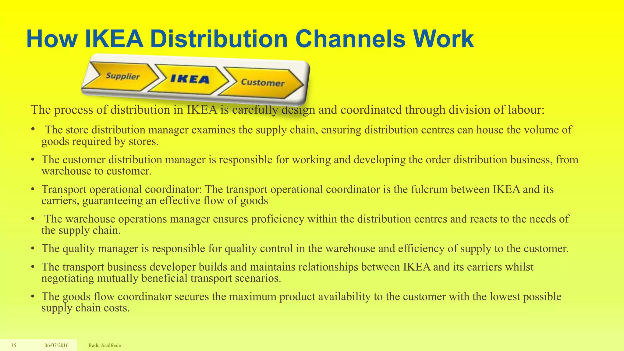 Ikea, building a sustainable supply chain | PPTX