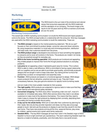 Ikea Case Study | PDF