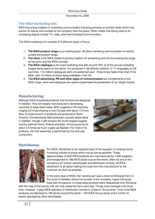 Ikea Case Study | PDF