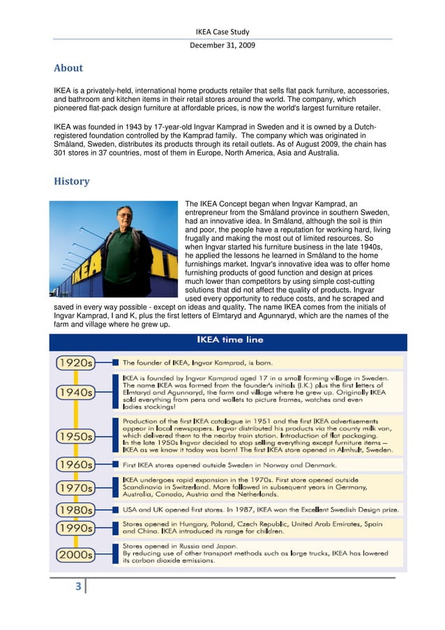 Ikea Case Study | PDF