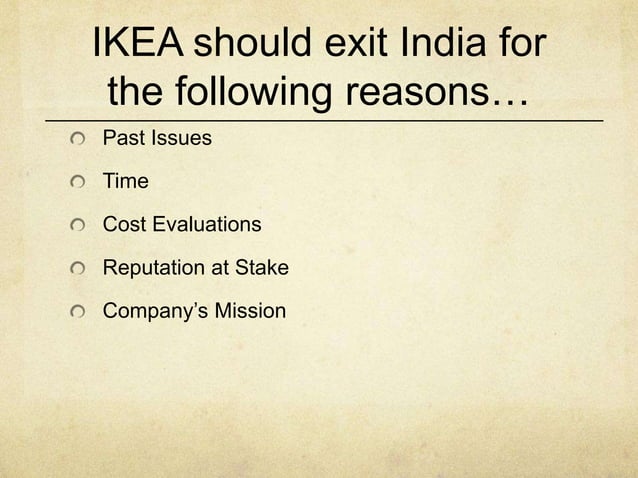 Ikea case study presentation | PPTX