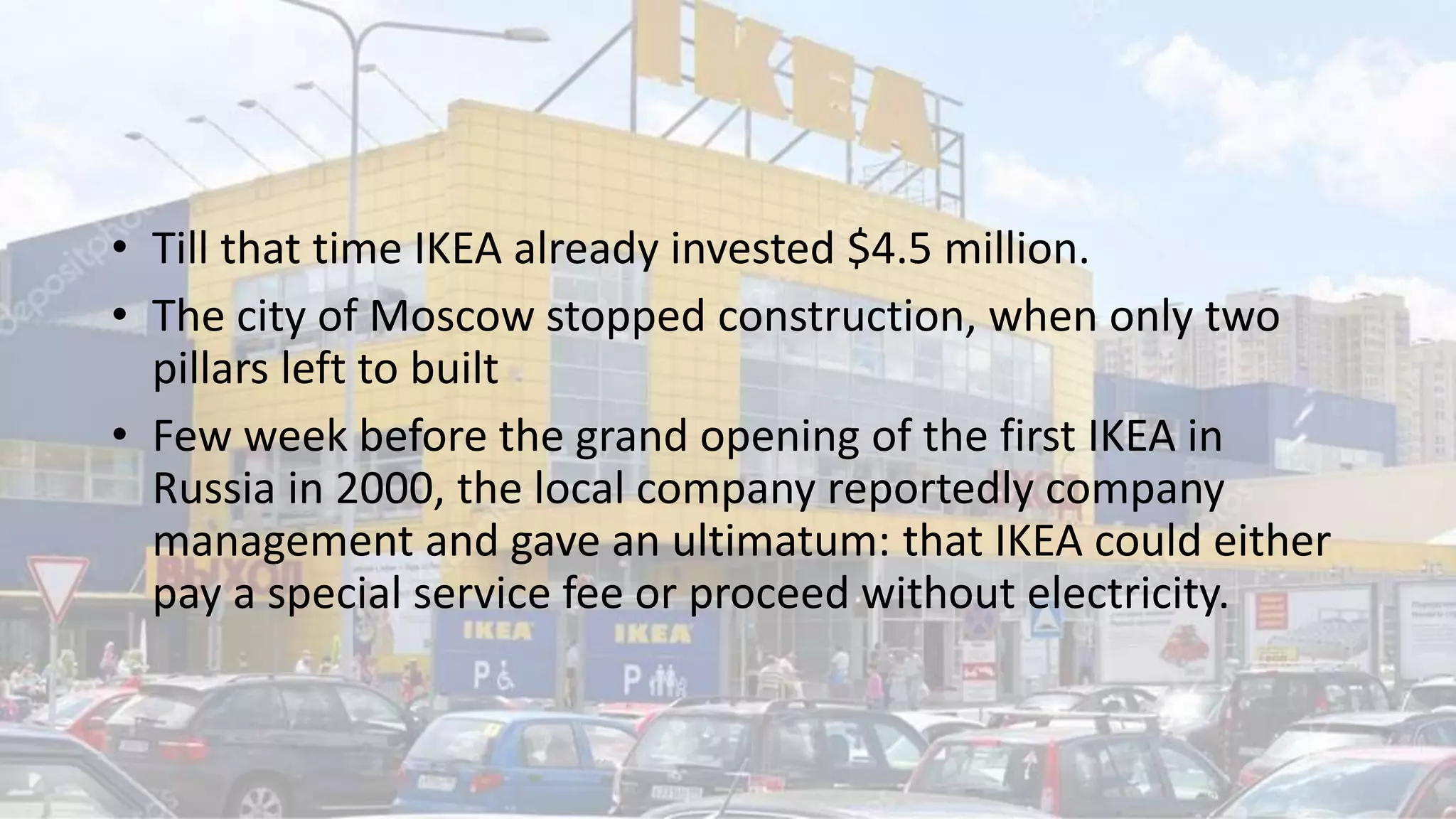 Corruption in Russia: IKEA's expansion to the East (A) | PPTX ...