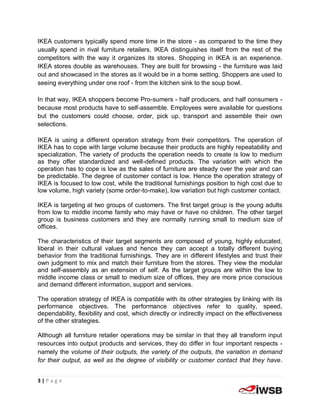 Ikea operational startegies | PDF
