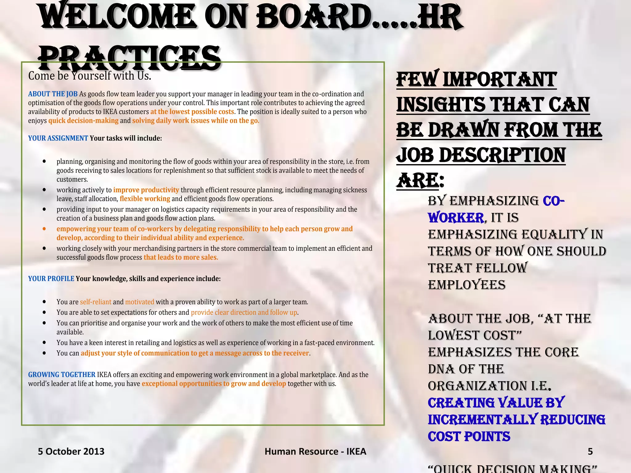 IKEA Training & Development | PPT