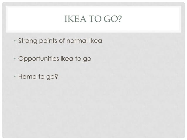 Ikea presentation | PPTX
