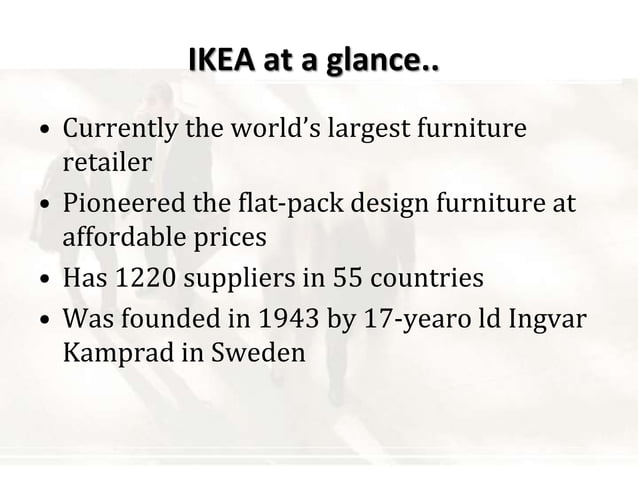 Ikea presentation final | PPTX | Retail Industry | Industries