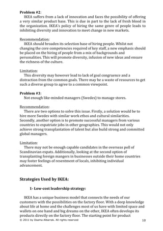 IKEA Strategic case study & analysis | PDF