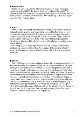 IKEA Strategic case study & analysis | PDF