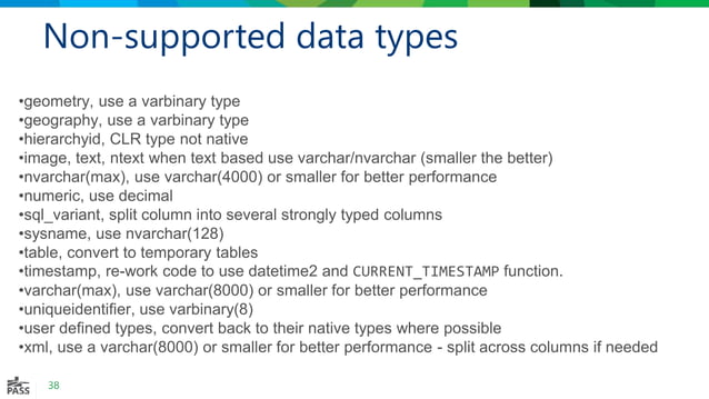 Survey of the Microsoft Azure Data Landscape | PPT