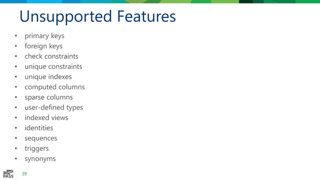 Survey of the Microsoft Azure Data Landscape | PPT