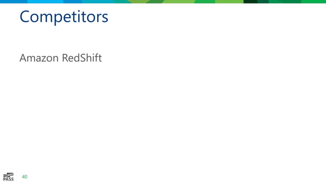 Survey of the Microsoft Azure Data Landscape | PPT