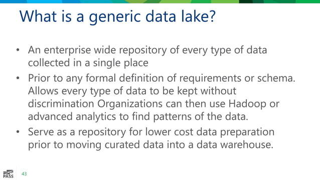 Survey of the Microsoft Azure Data Landscape | PPT