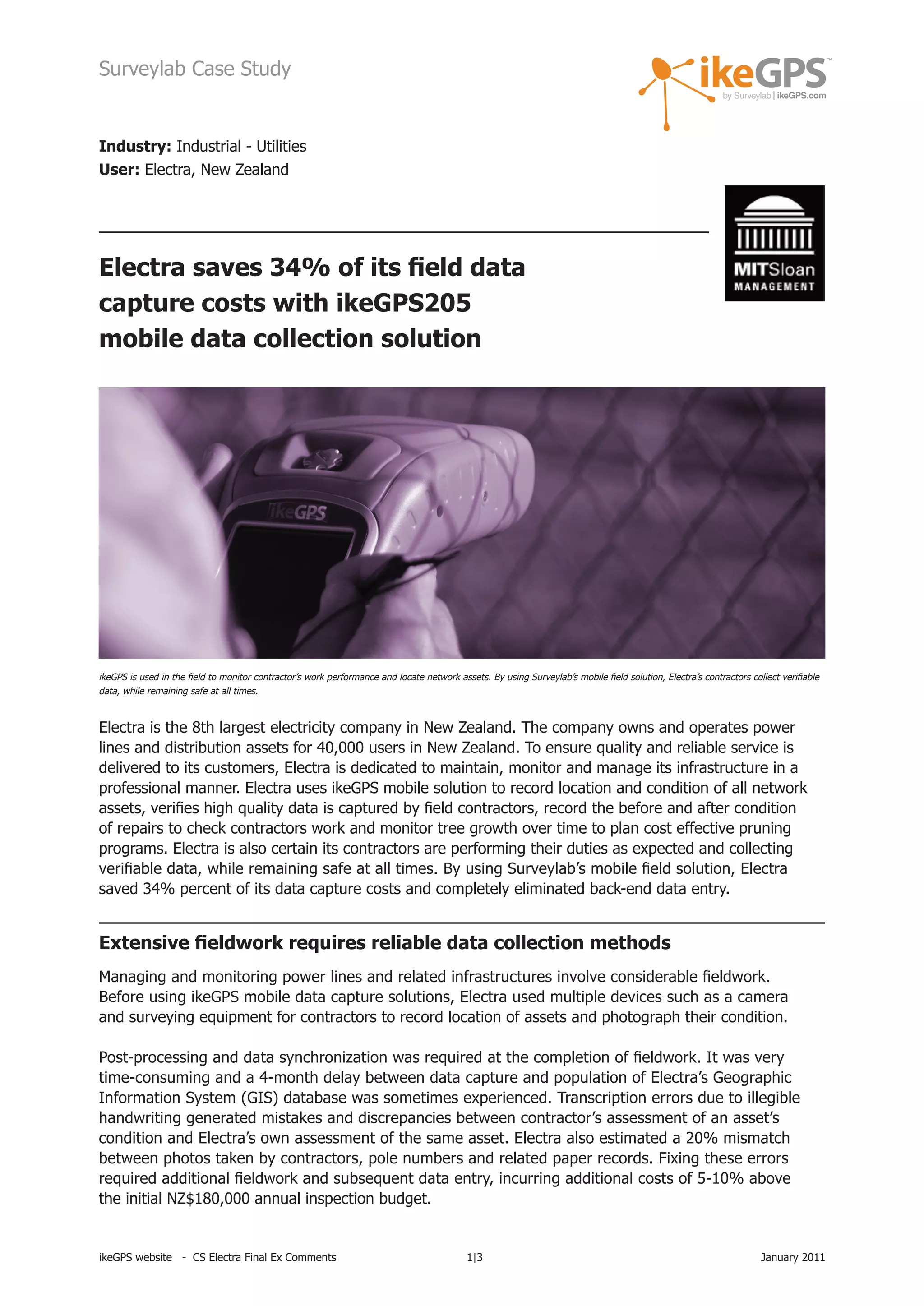 IkeGPS Electra Case Study | PDF | Business | Business and Finance