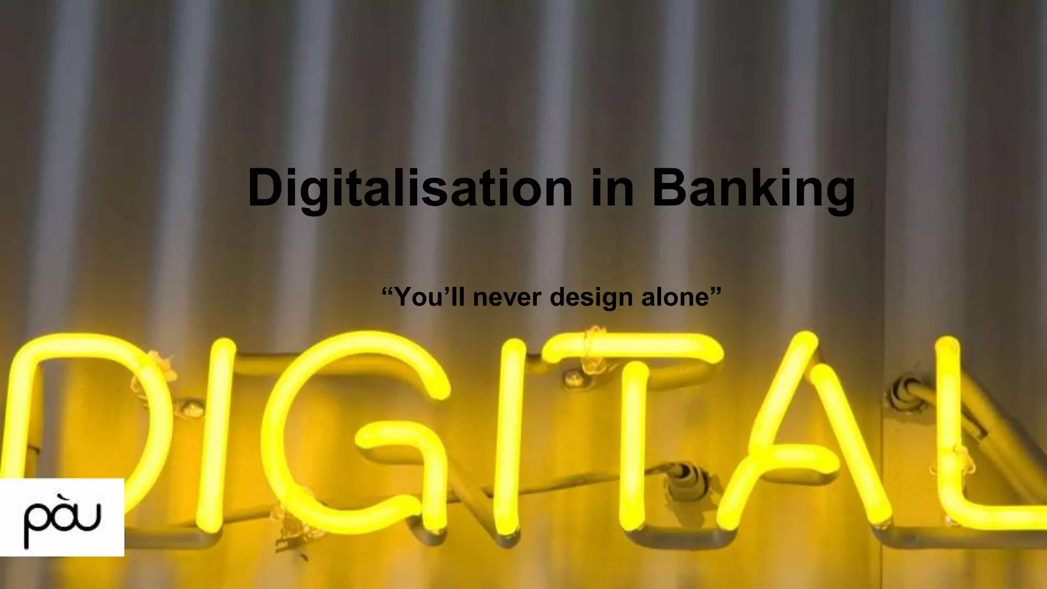 Digitalisation in Banking | PPTX