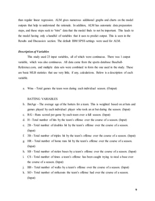 Identifying Key Factors in Winning MLB Games Using a Data-Mining ...