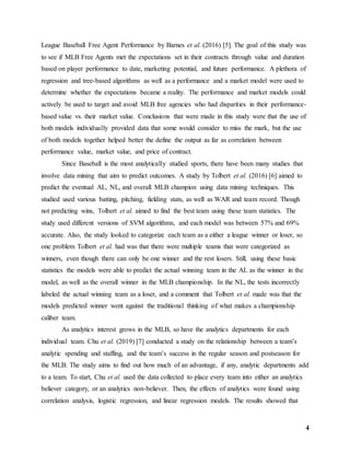 Identifying Key Factors in Winning MLB Games Using a Data-Mining ...