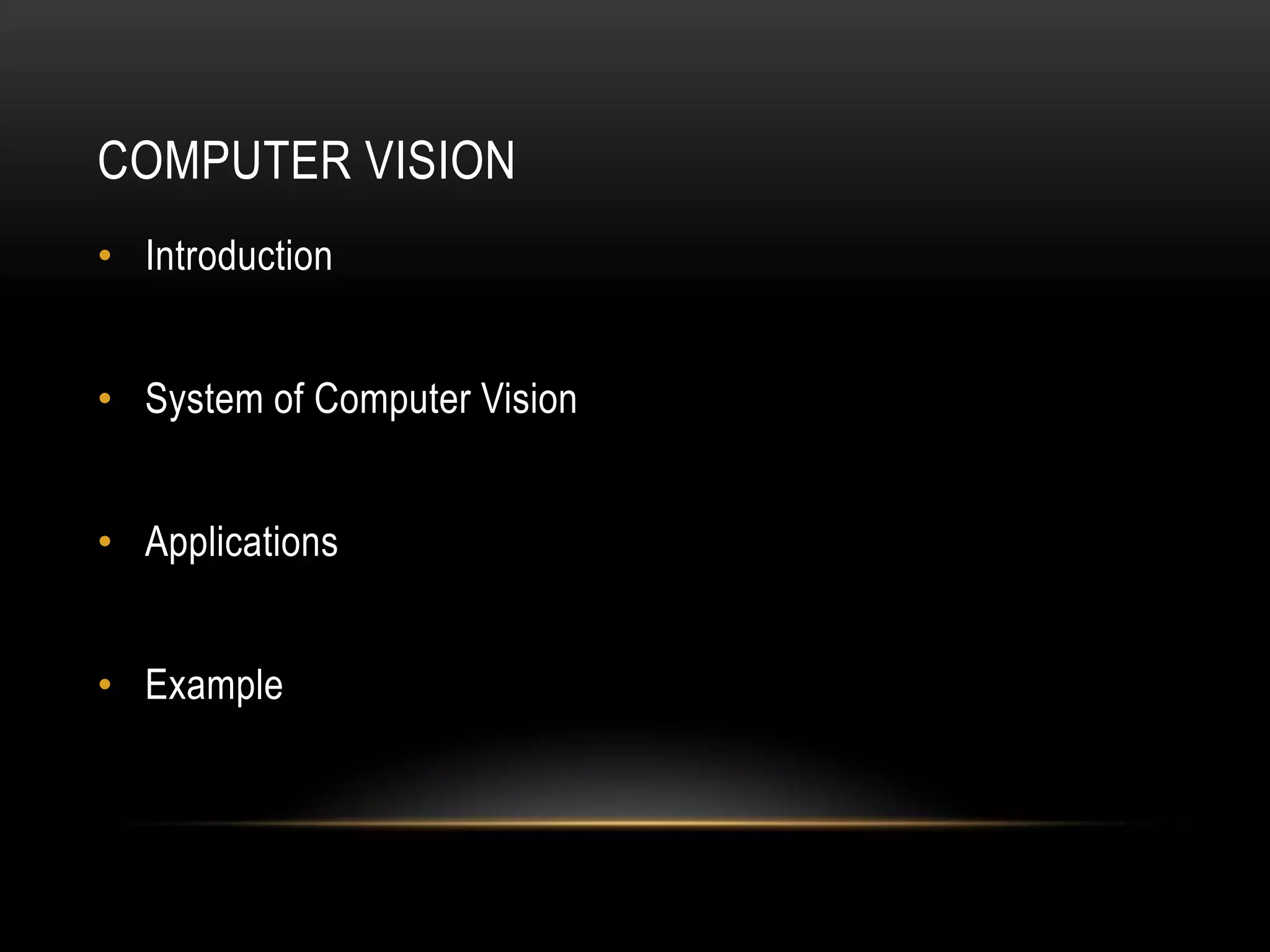 Computer Vision | PPTX
