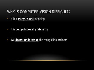 Computer Vision | PPTX