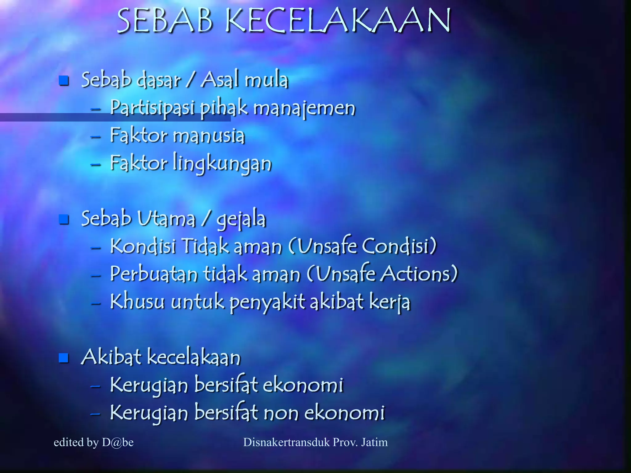 Iki dasar dasar k3 kab gsk | PPTX