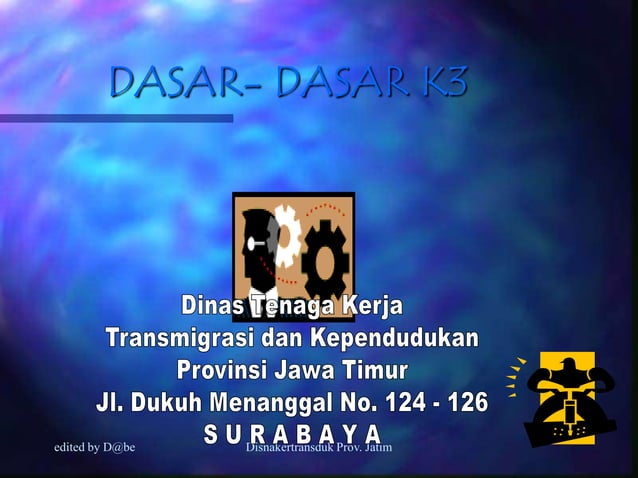 Iki dasar dasar k3 kab gsk | PPT