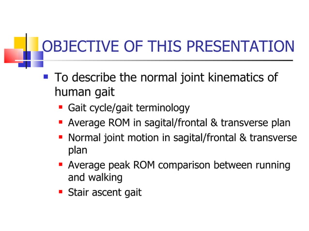 I:\Kinemetics Of Gait2 Dh 2 | PPT | Physical Therapy | Wellness