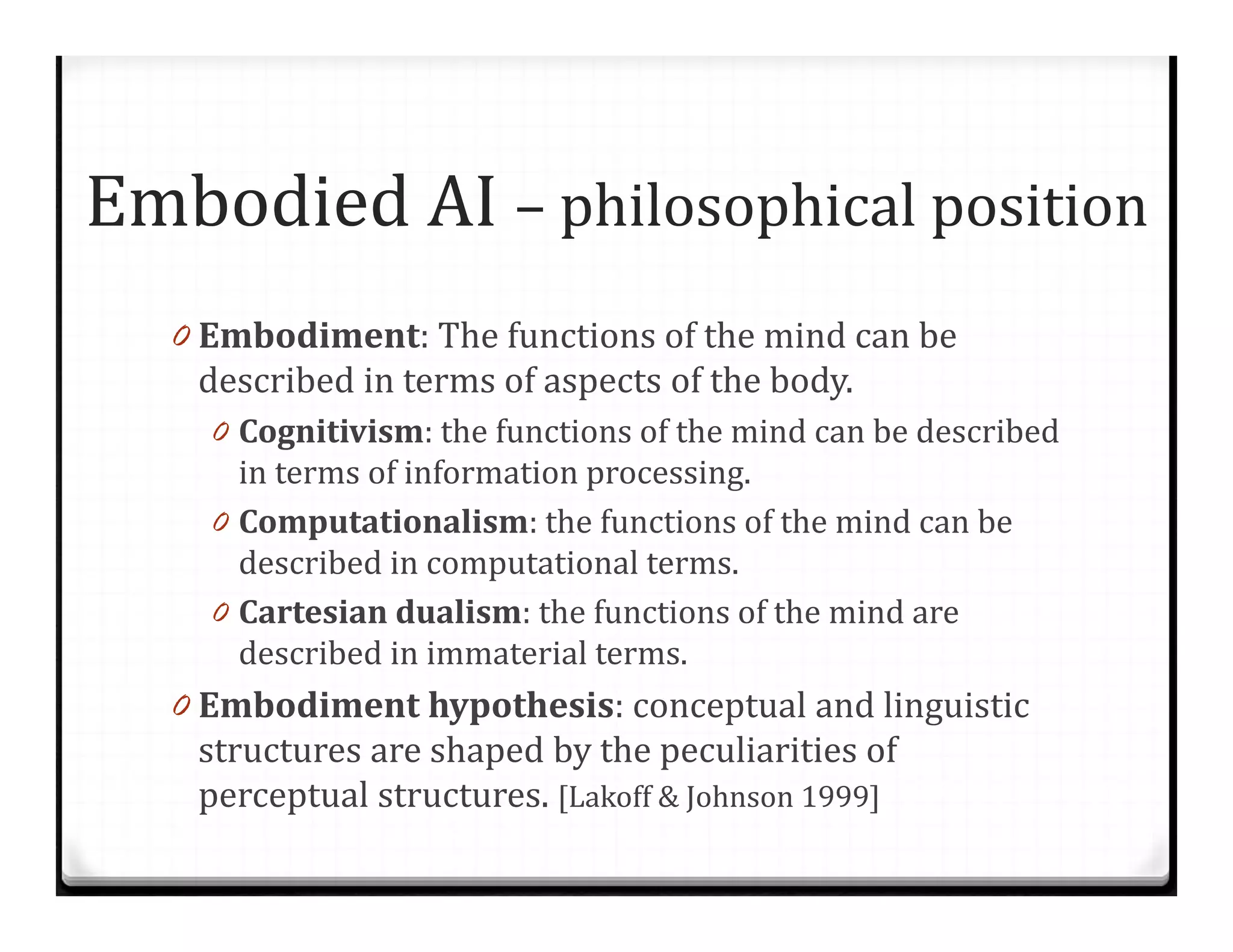 Introduction to AI - Seventh Lecture | PDF