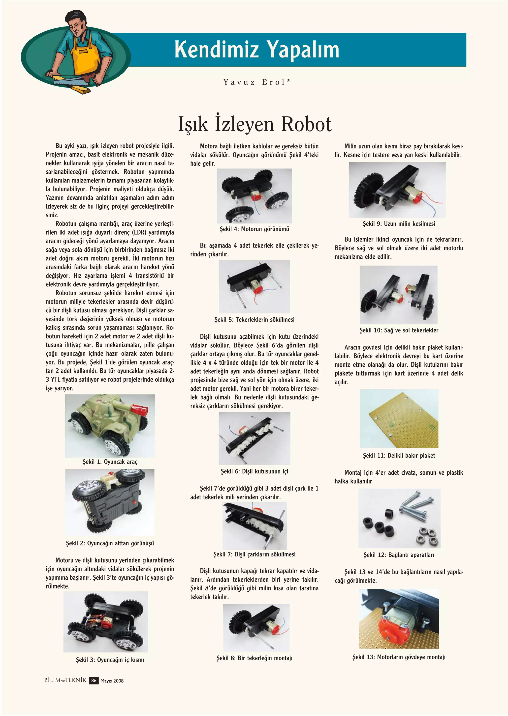 Işık i̇zleyen robot | PDF