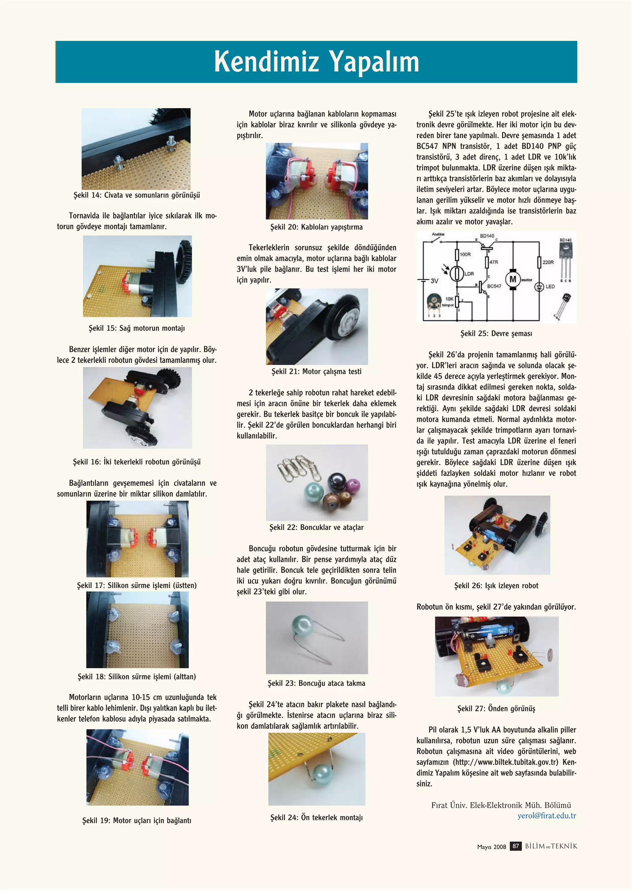 Işık i̇zleyen robot | PDF