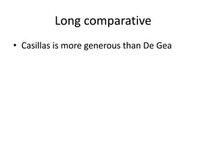 Comparative and superlative power point | PPTX