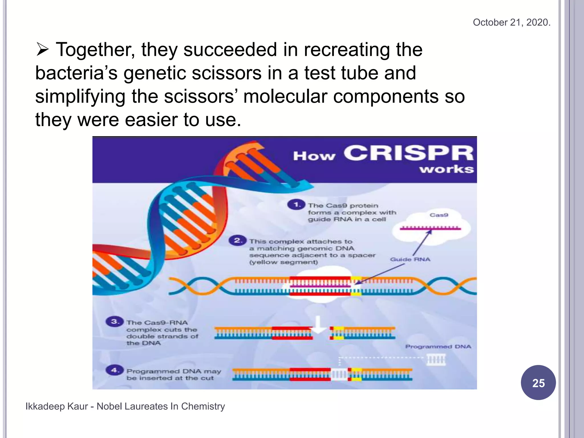 Nobel Laureates in Chemistry (2016-2020) | PPTX