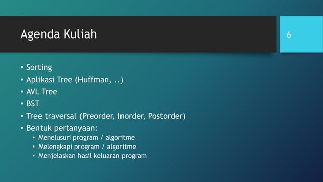 Pengantar kuliah Struktur Data menggunakan bahasa Python | PPT