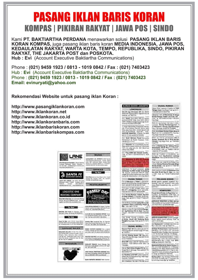 Iklan baris koran | PDF