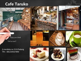 contoh Iklan cafe | PPTX