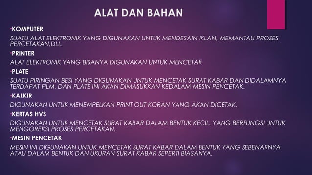 Iklan media cetak | PPT