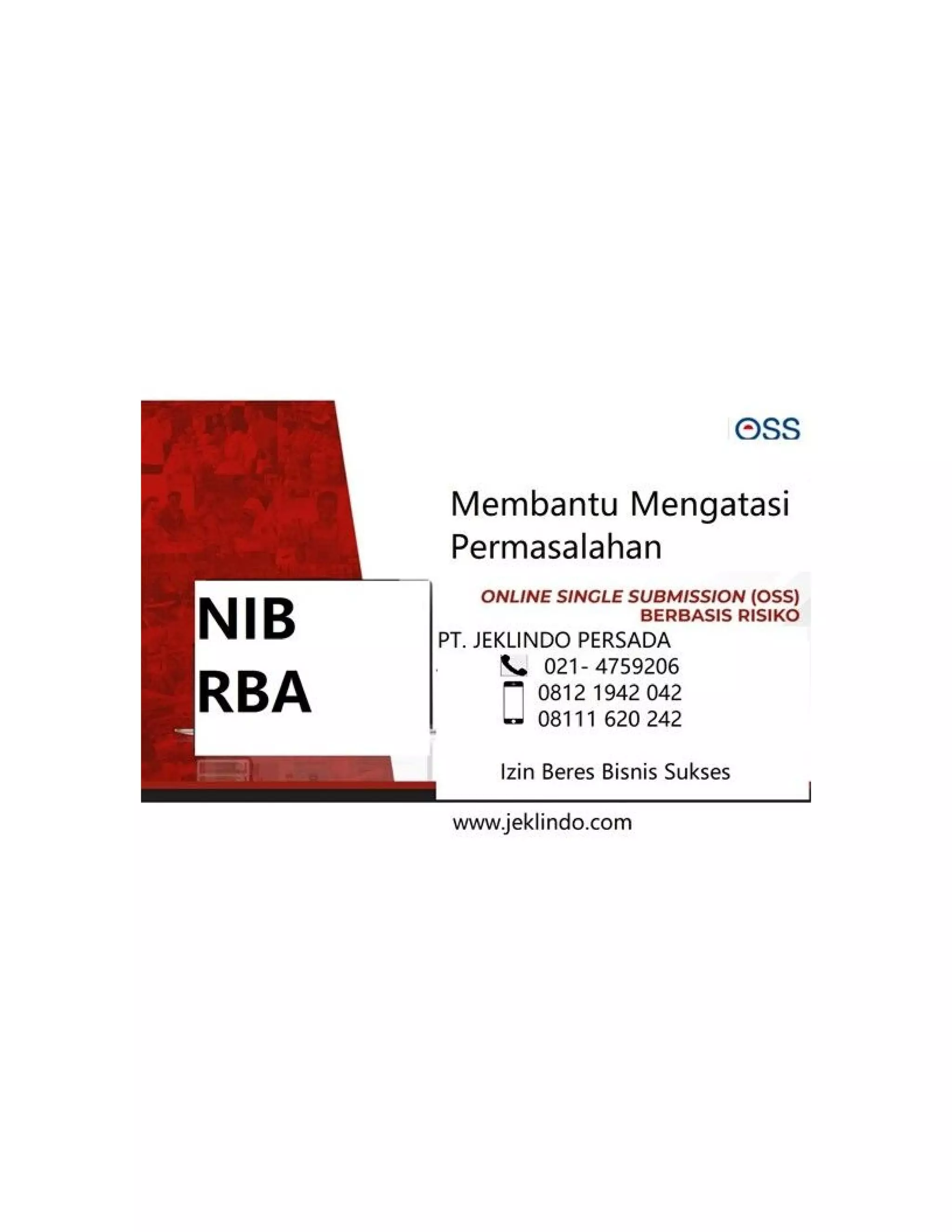 NIB RBA | PDF