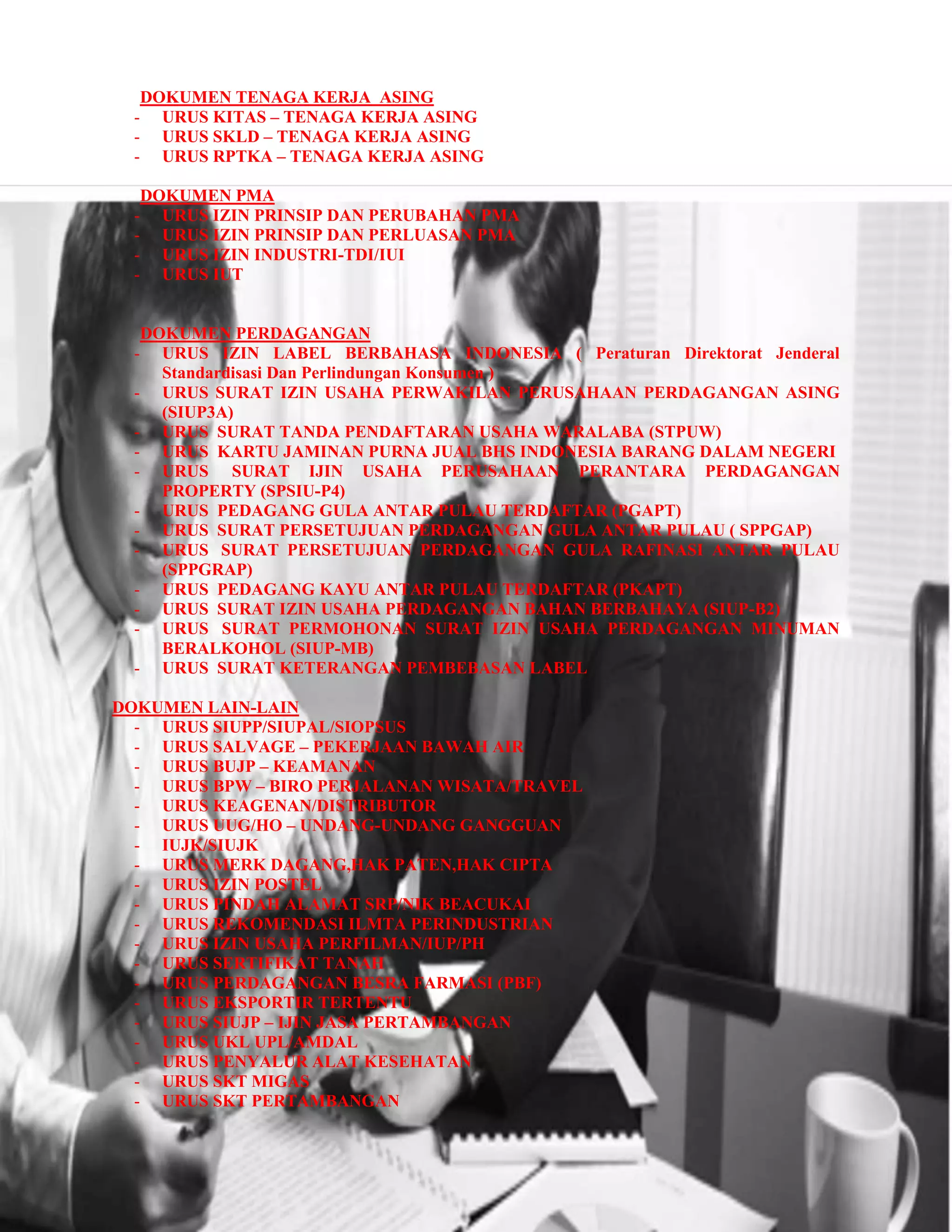 Penawaran Pembuatan Izin API-U, API-P | DOCX