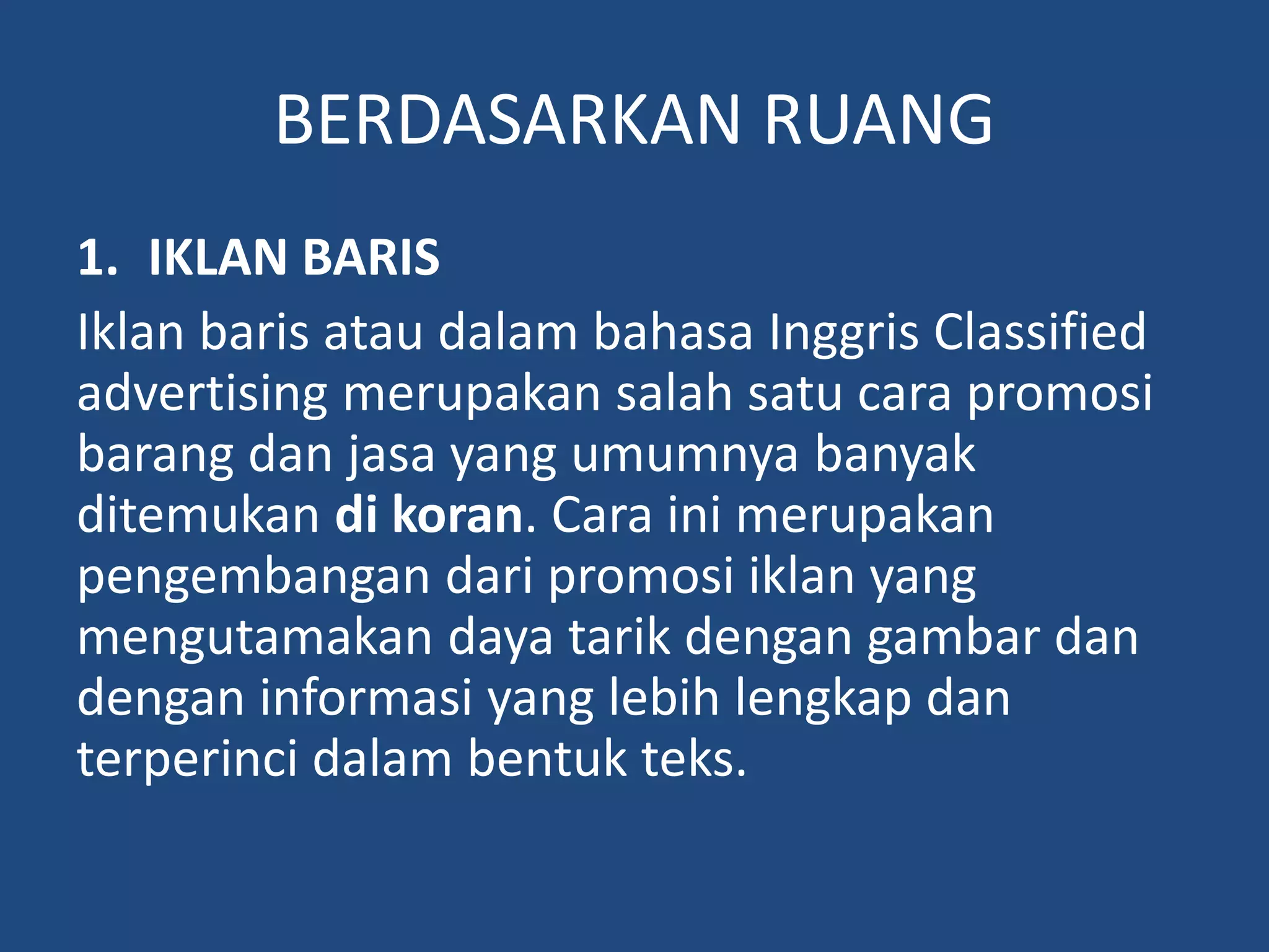 Iklan ppt | PPTX