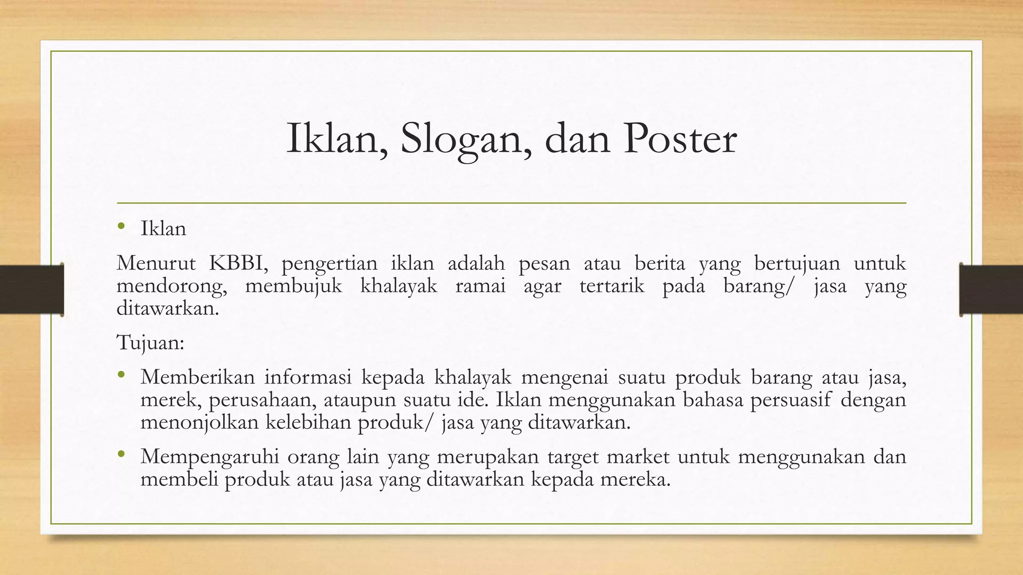 Iklan, Sarana Komunikasi.pptx